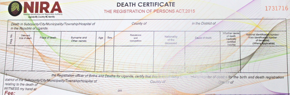 How to register death in Uganda – Signpost Uganda